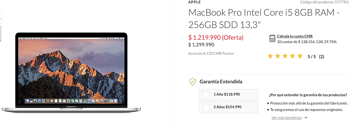 Nueva MacBook Air y MacBook Pro casi al mismo precio en Chile …. Cuál ...